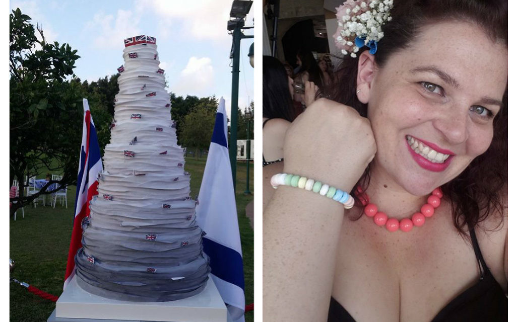 Israeli Bake-Off star produces cake for Queen's birthday celebration ...