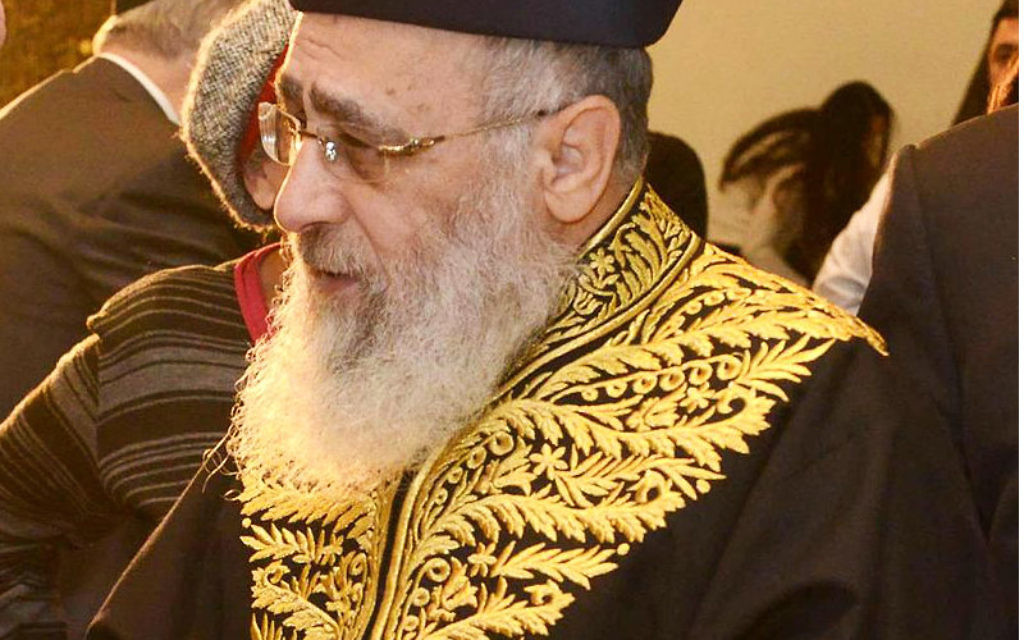 Israel’s Sephardi chief rabbi: ex-USSR immigrants ‘religion-hating ...