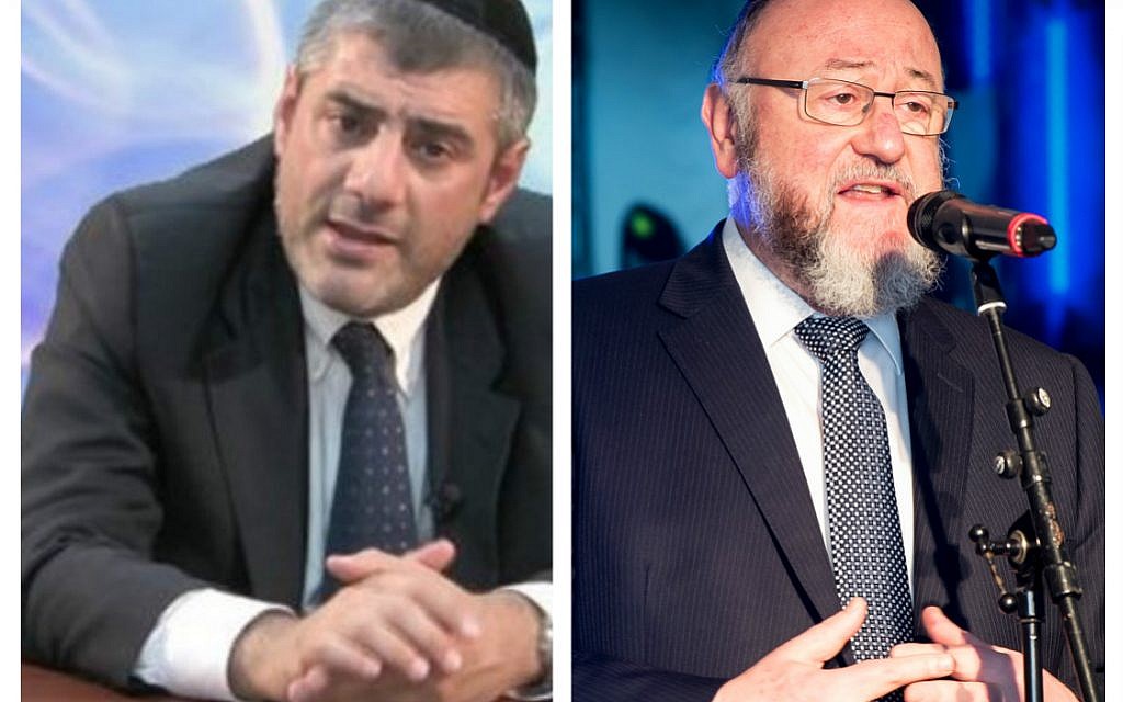 Rabbi Mizrachi says Chief Rabbi a 'cancer' who'll 'bring a Holocaust on ...