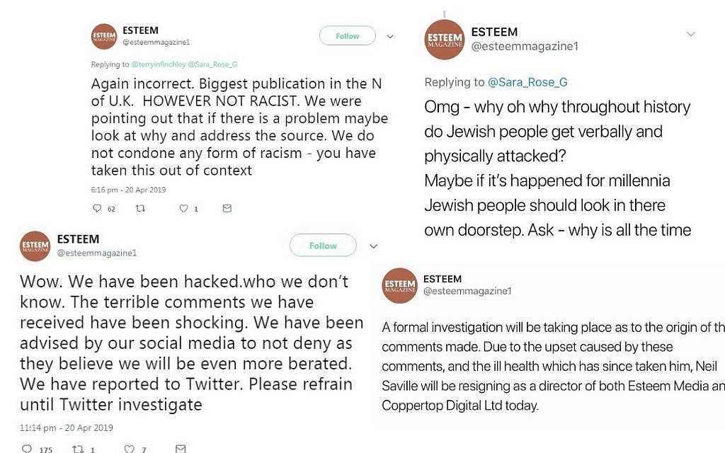 Magazine chief resigns after tweet urges Jews to 'look in their ...