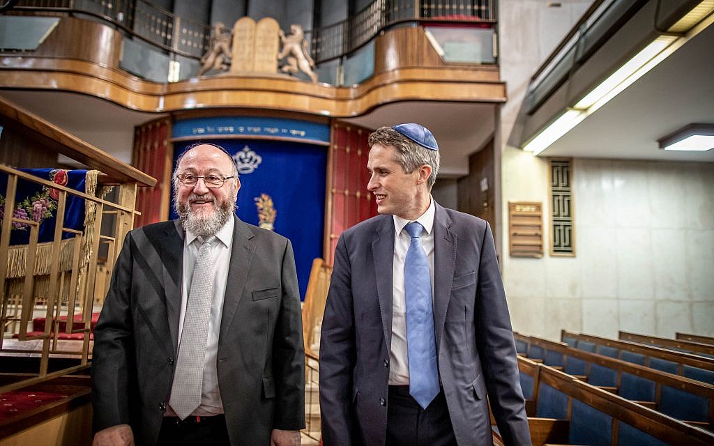 Chief Rabbi praised by Education Secretary for booklet on LGBT ...