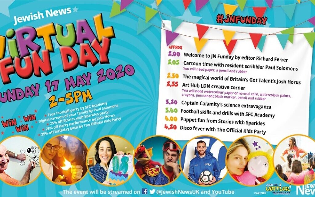 WATCH: Jewish News' Virtual Family Fun Day! | Jewish News
