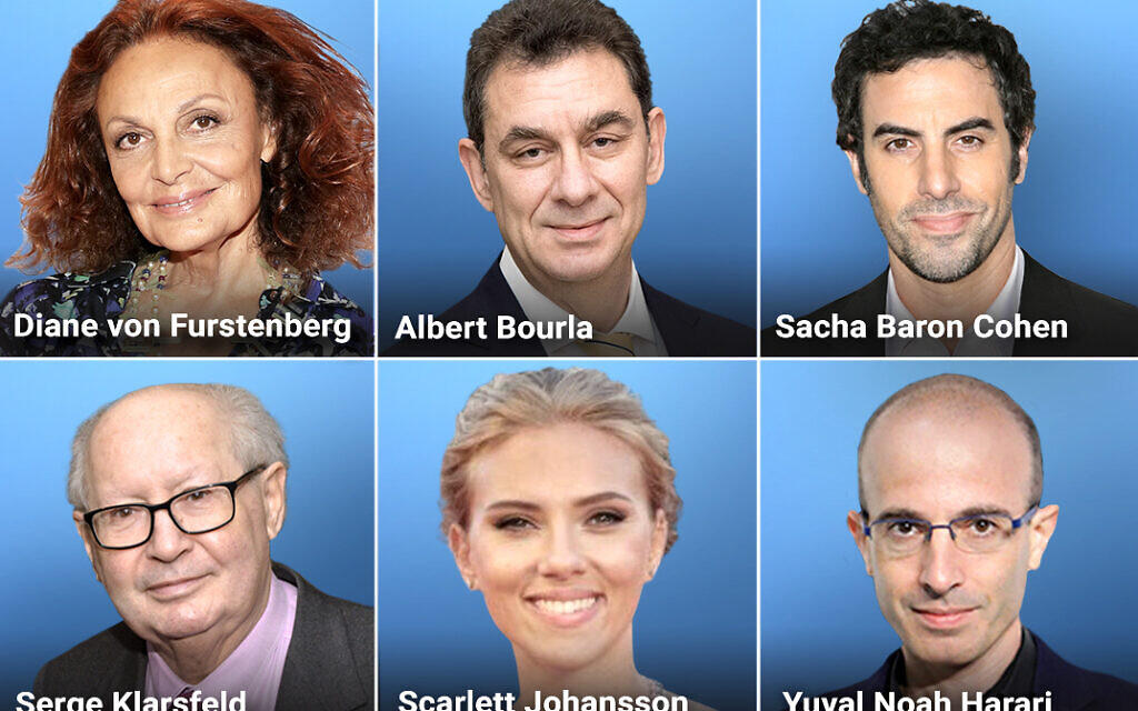 Six shortlisted for 'Jewish Nobel' include Sacha Baron Cohen and head ...