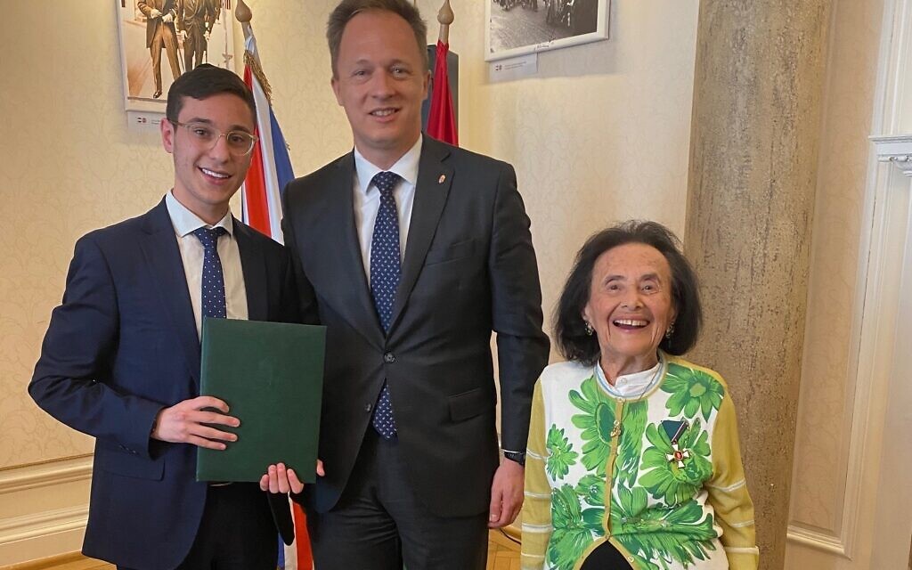 Holocaust survivor Lily Ebert presented with Hungarian honour | Jewish News