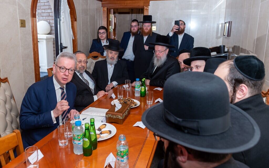 Gove discusses housing and planning issues with Charedi leaders ...