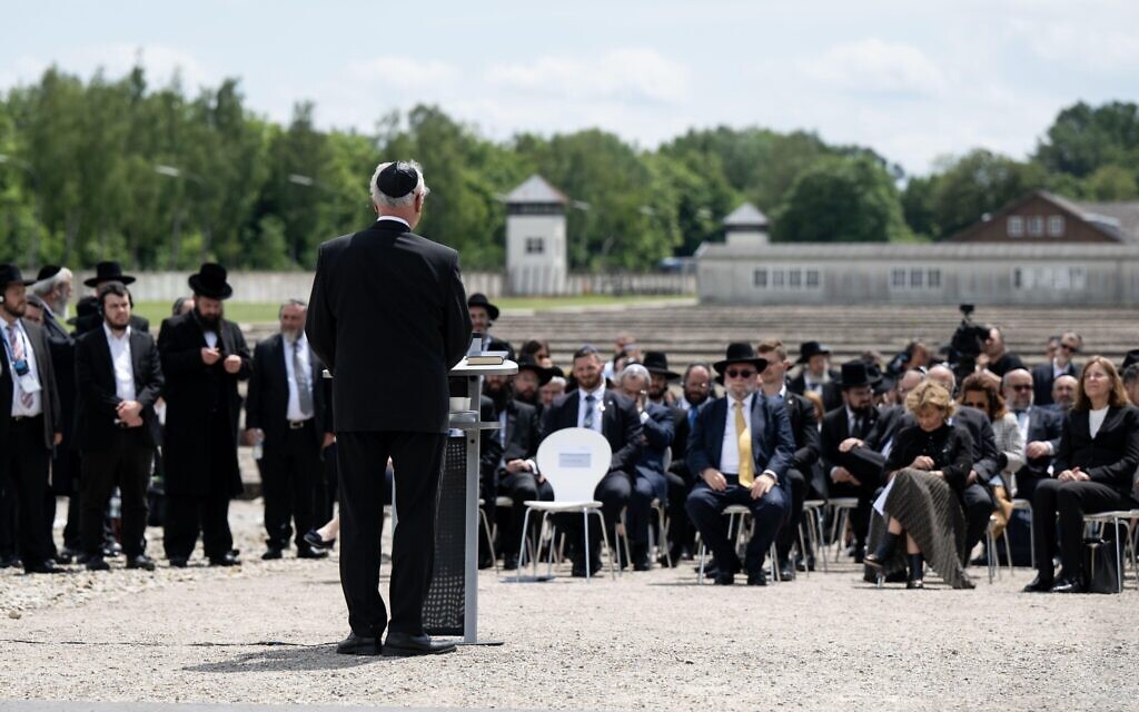 Emotional Dachau ceremony acknowledges 'the slow repair of Jewish life ...