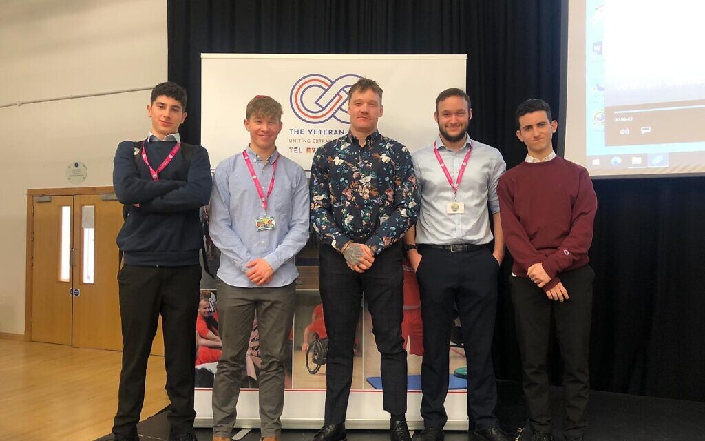 Former Royal Marine meets 500 students in mental health drive - Jewish News