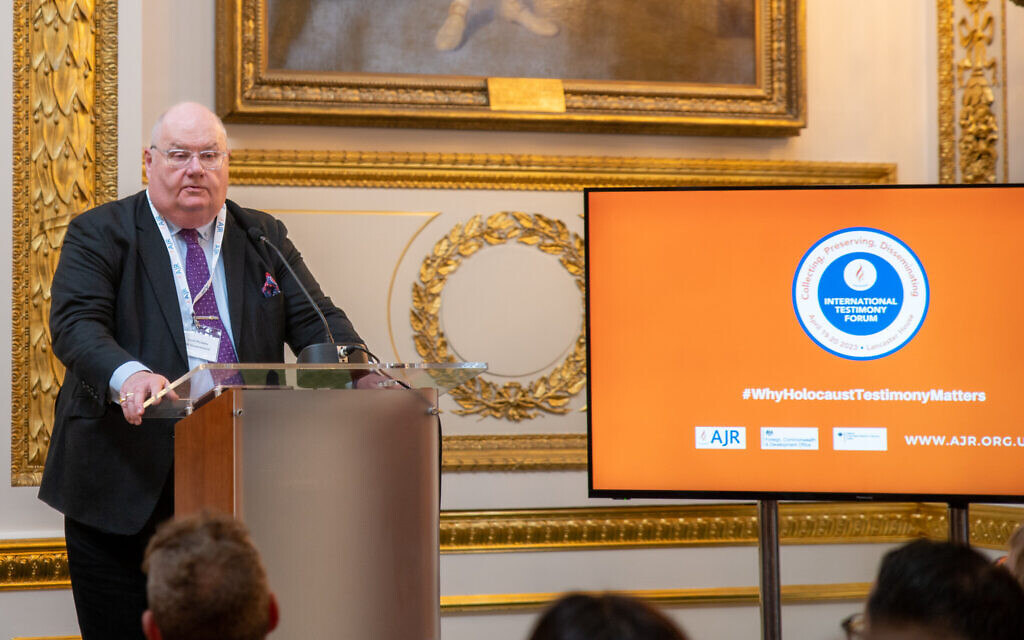 Lord Pickles launches Holocaust Testimony portal working group | Jewish ...