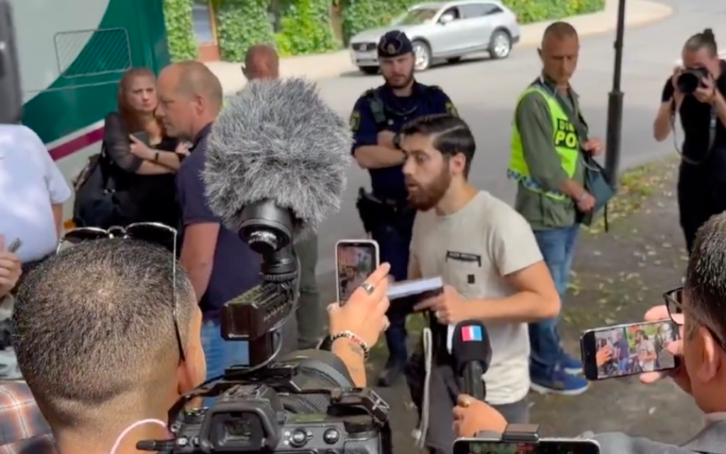 Swedish Torah burning stunt is abandoned by activist | Jewish News