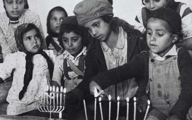 Rare historical photos of Chanukah celebrations in Israel - Jewish News