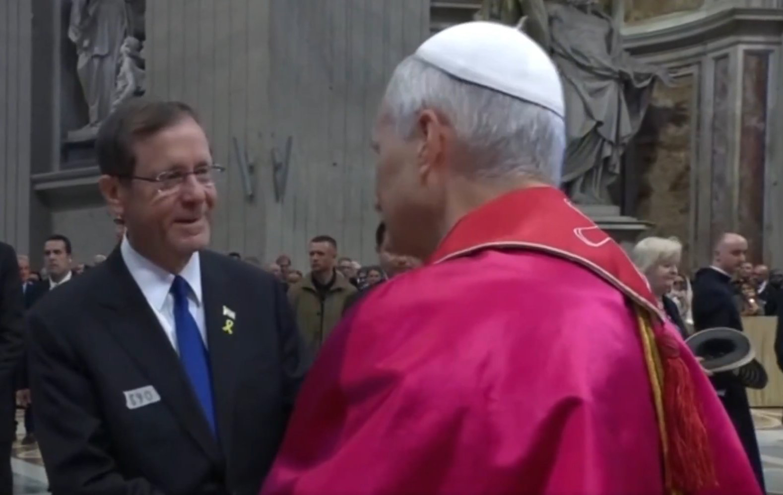 Herzog attends Pope’s inauguration in bid to reset strained Vatican ...