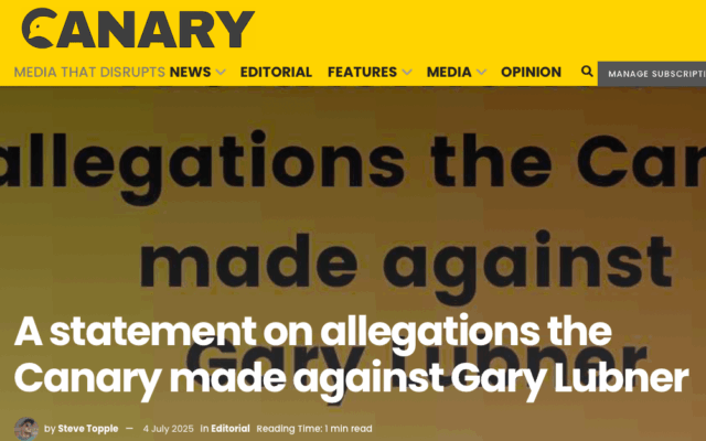 Far-left news site makes grovelling apology to Labour donor over Israel ...