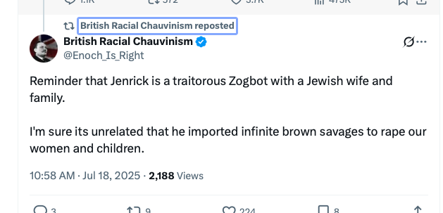 Jenrick calls for Reform UK to 'boot' out ex-chair over antisemitic ...