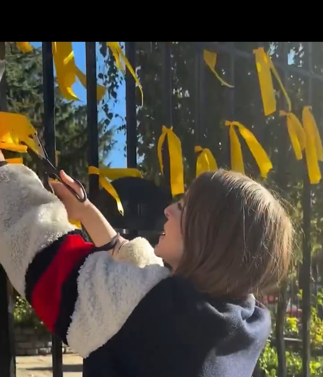 Husband of yellow ribbon cutting PhD student blames 'Israeli Mossad' for media storm - Jewish News