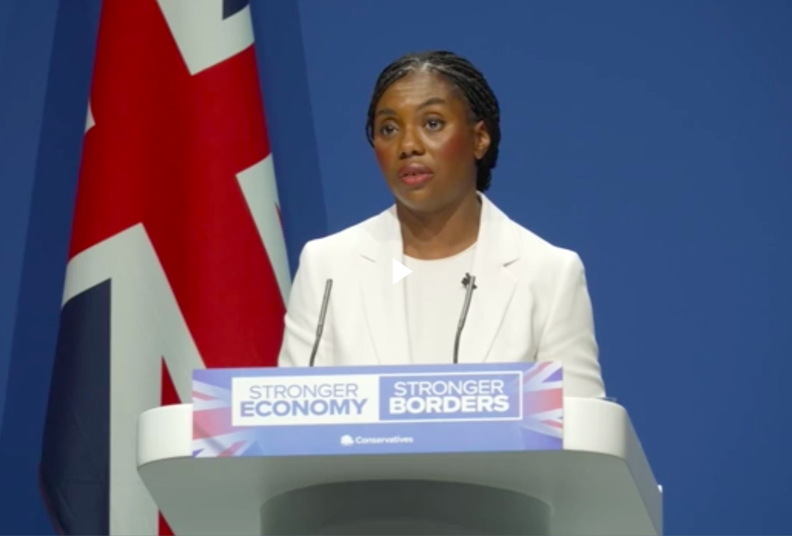 Badenoch links pro-Palestine demos to synagogue attack in defiant Tory ...