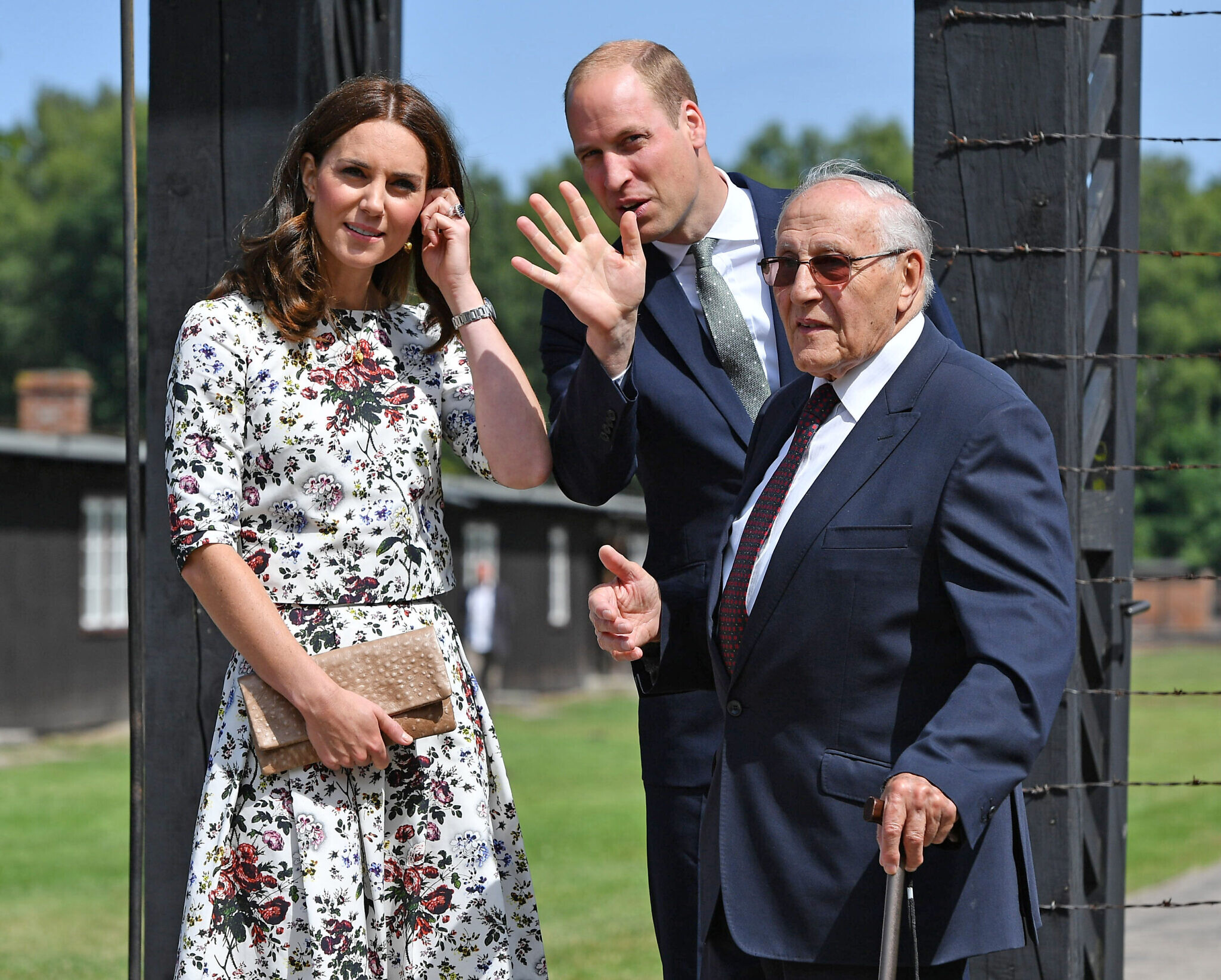 King, William and Kate pay tribute to Holocaust survivor Manfred ...