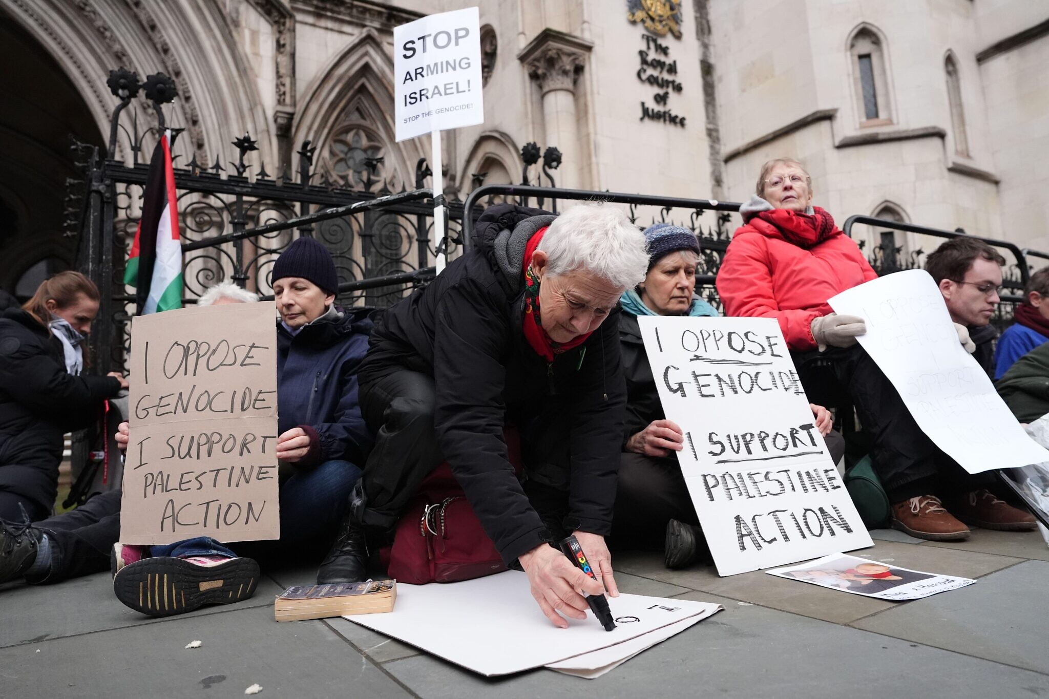 Seven arrested over alleged Palestine Action support at RAF base ...