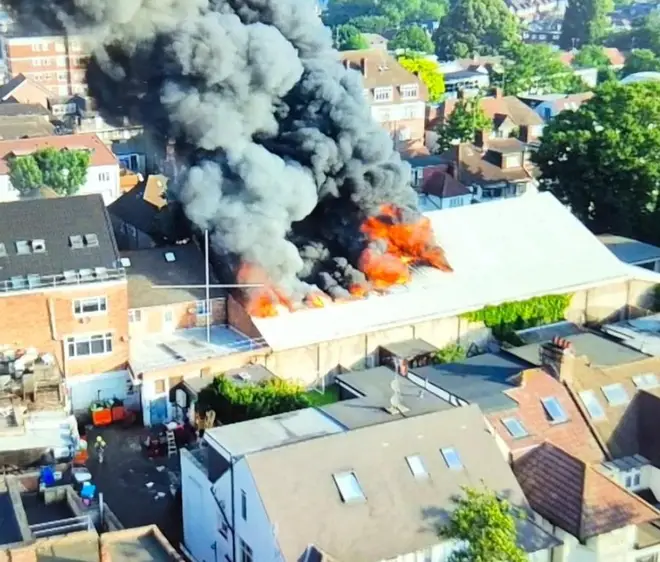 Firefighters tackle blaze at Kosher Kingdom in Golders Green - Jewish News