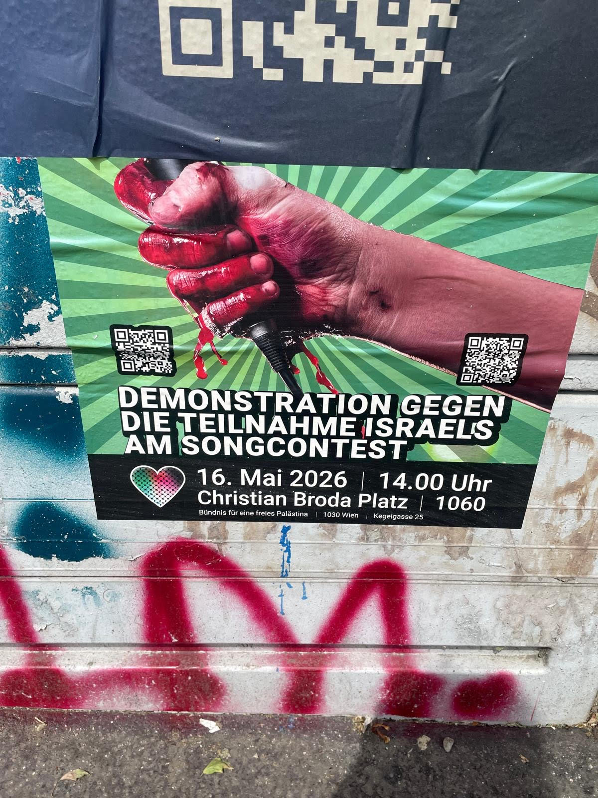 Austria prepares for protest over Israel at Eurovision - Jewish News