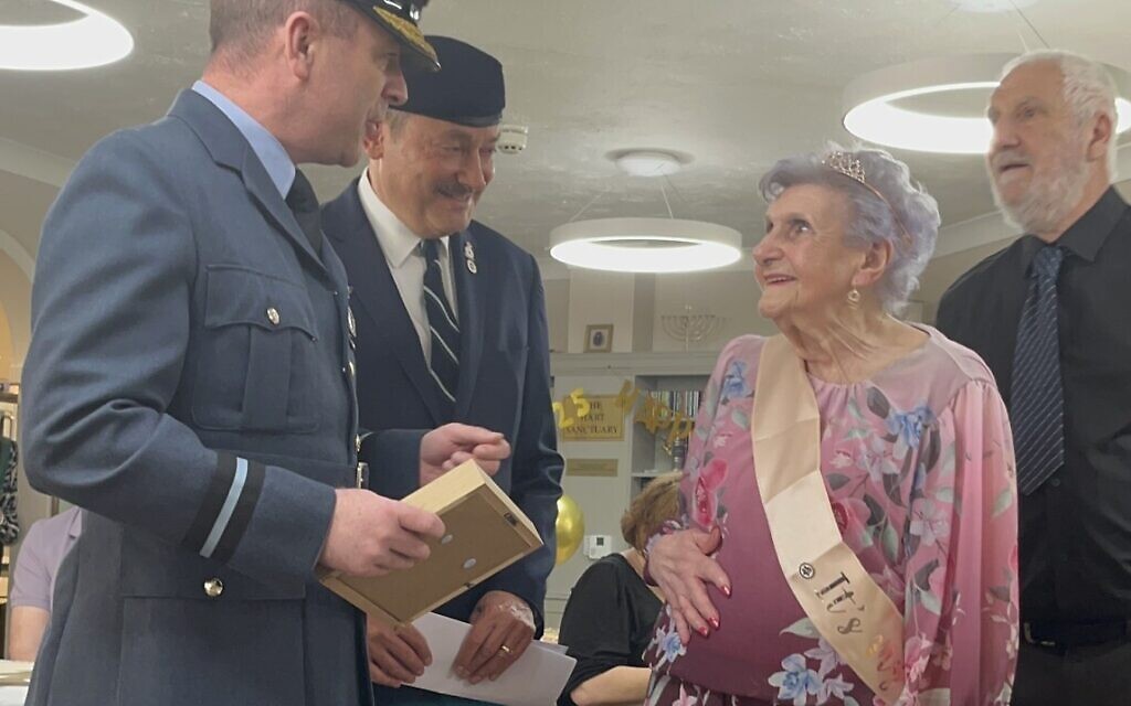 AJEX surprises 101 year old with late husband's World War Two medals on ...